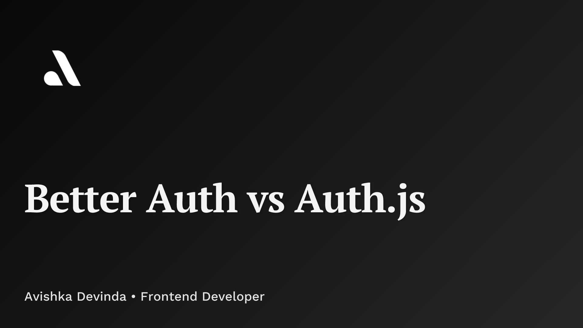 Better Auth vs Auth.js