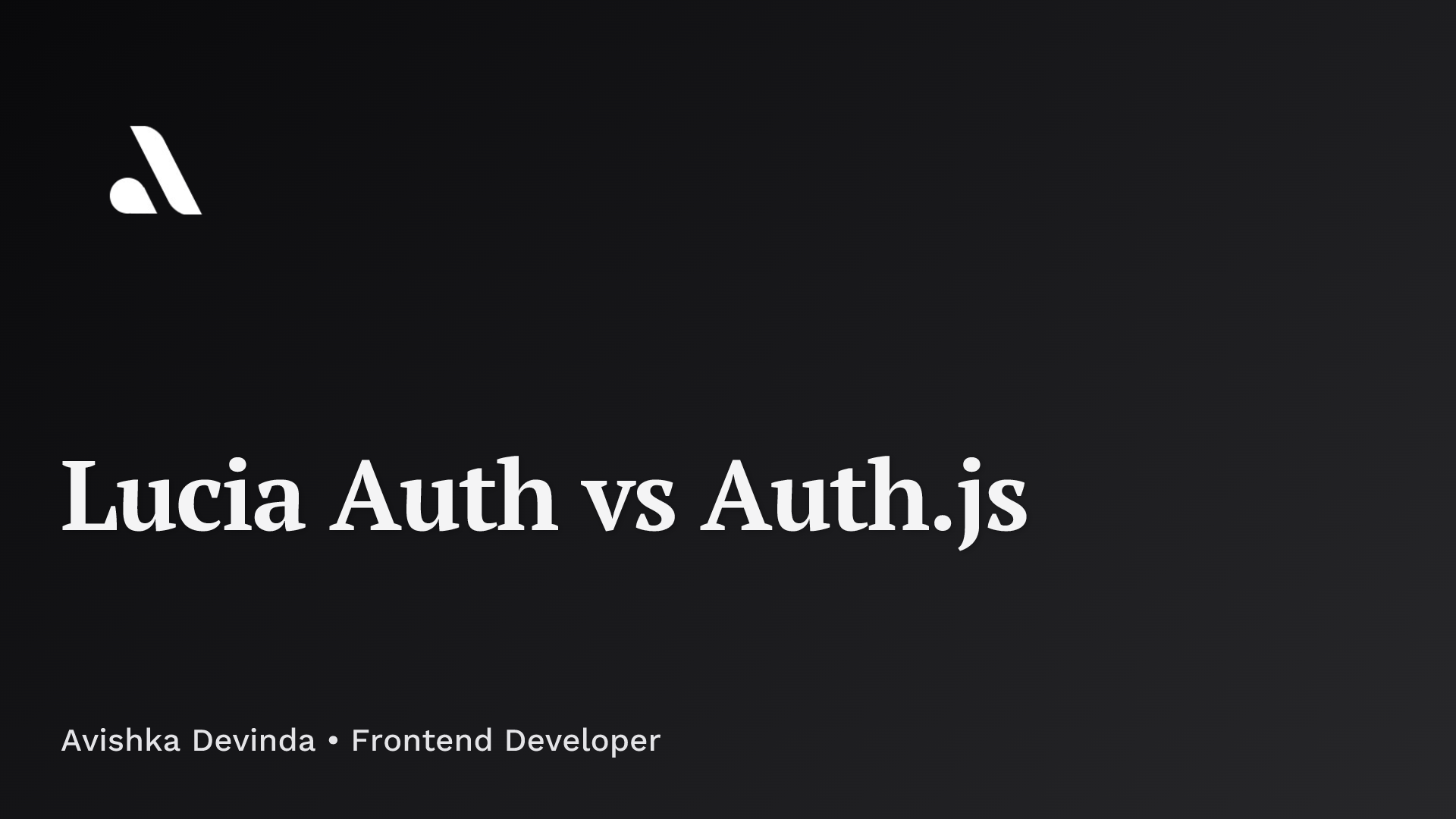 Lucia Auth vs Auth.js